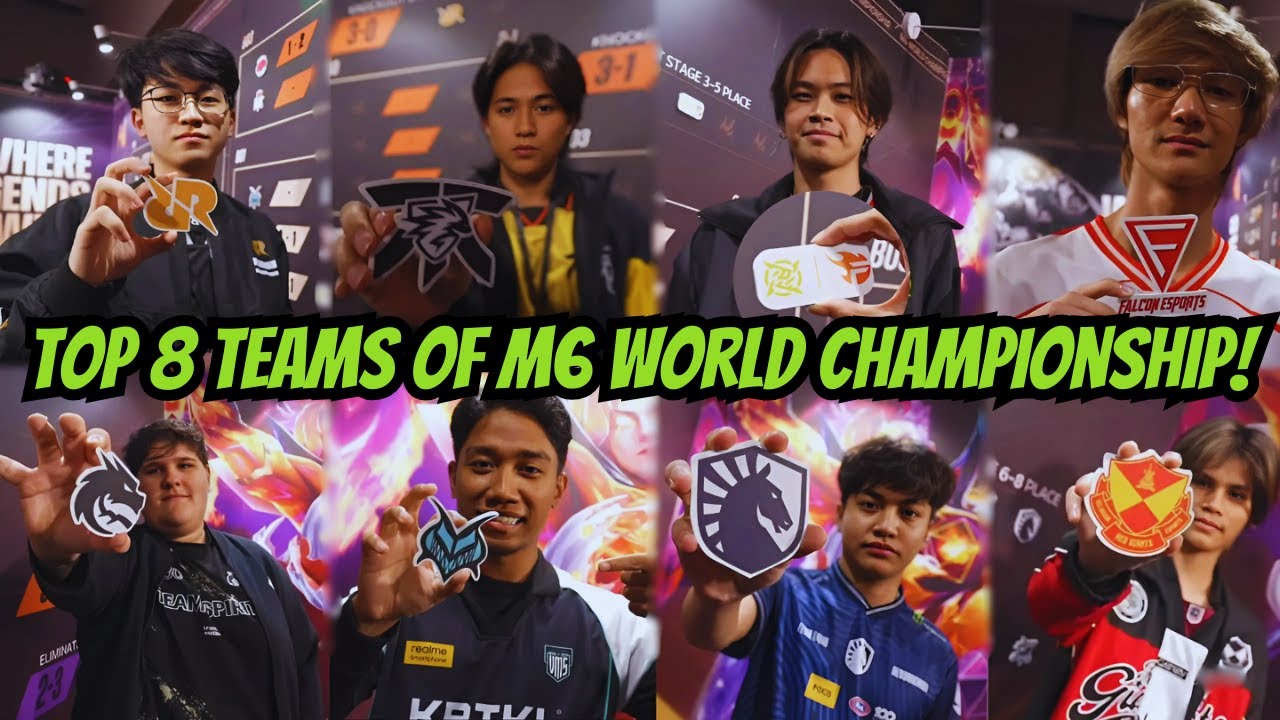 M6 Top 8 Teams Are Ready For The Playoffs! Who Will Win The M6 World ...