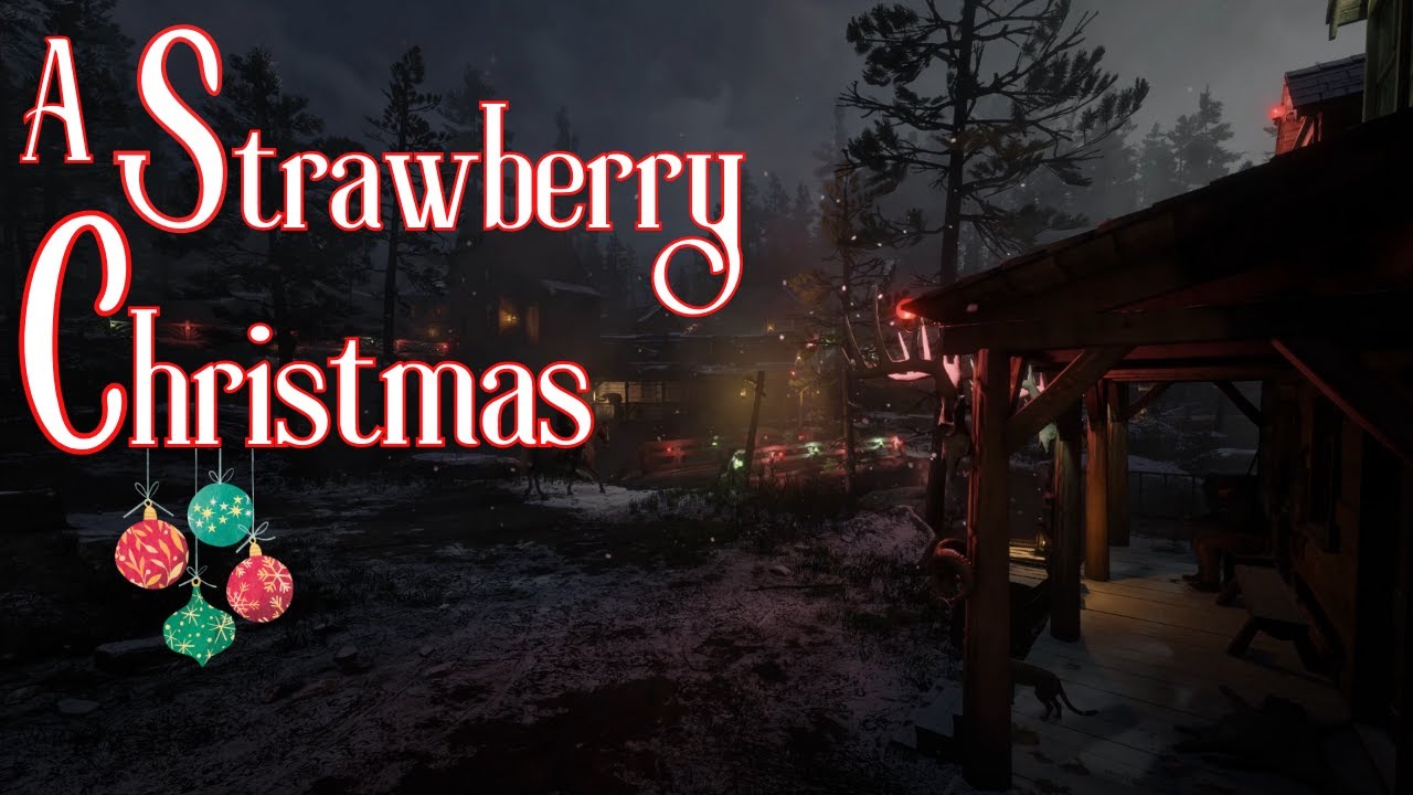 The people of Strawberry put up Christmas decor in town! | RDR2 ...
