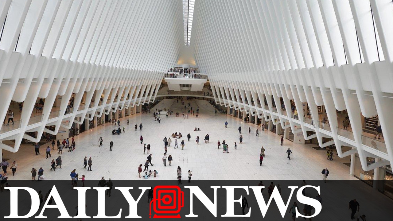 Woman Dies After Falling Off World Trade Center Oculus Escalator - YouTube