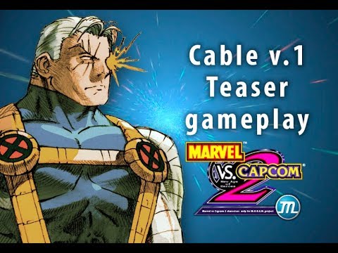 Marvel vs Capcom 2 M.U.G.E.N. Project - Cable v1 Teaser Gameplay - YouTube