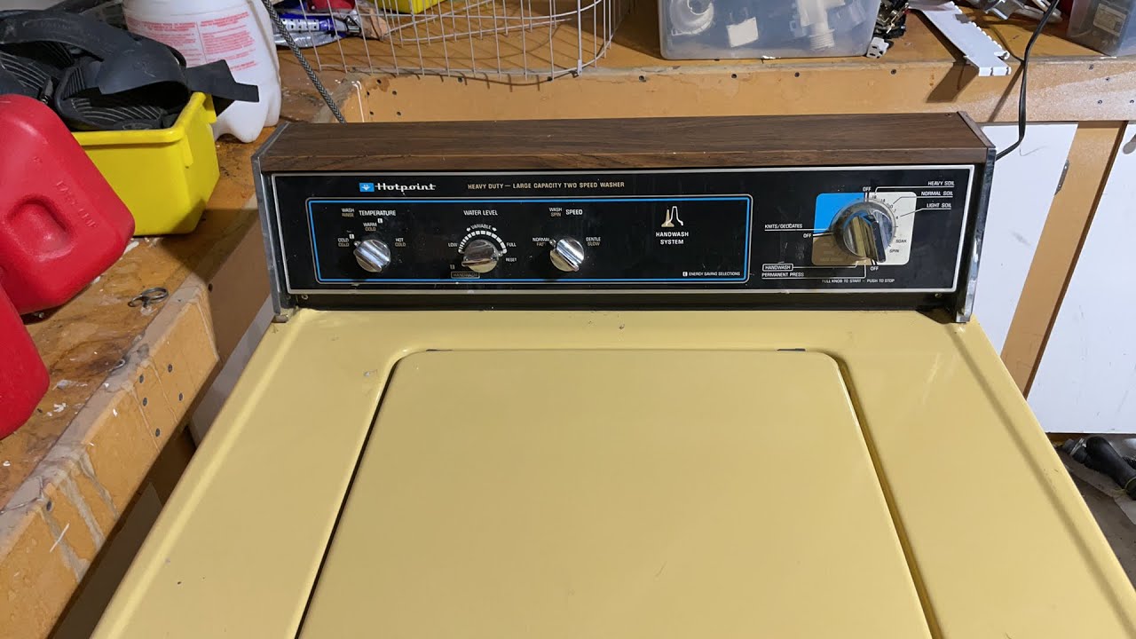 2000 GE Washer Full Cycle Extra Large Load - YouTube