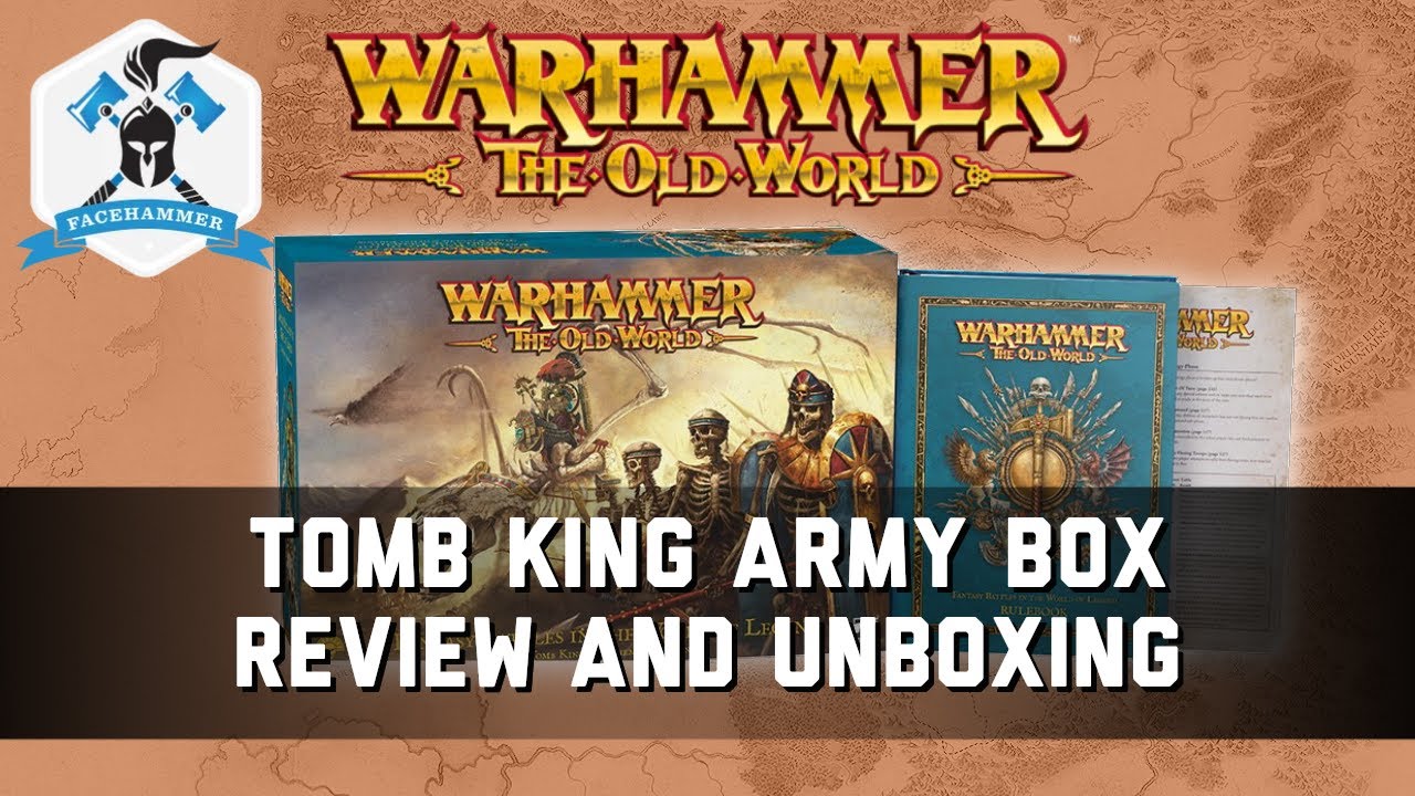 Warhammer the OLD WORLD - TOMB KING ARMY BOX - UNBOXING AND REVIEW ...