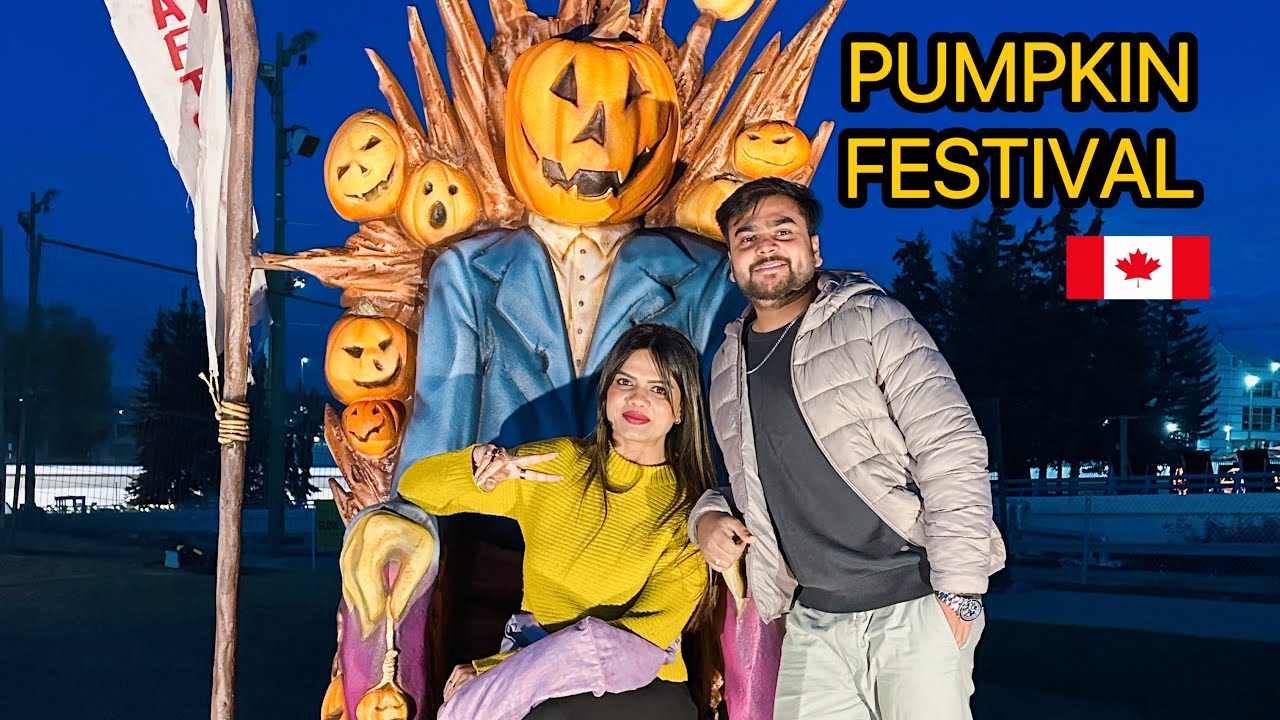 Pumpkins after dark, Halloween/ Fall Festival in Calgary - YouTube
