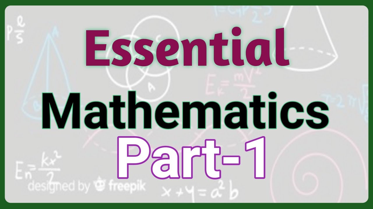 Basic Mathematics Part 1 By Avneesh Yadav - YouTube
