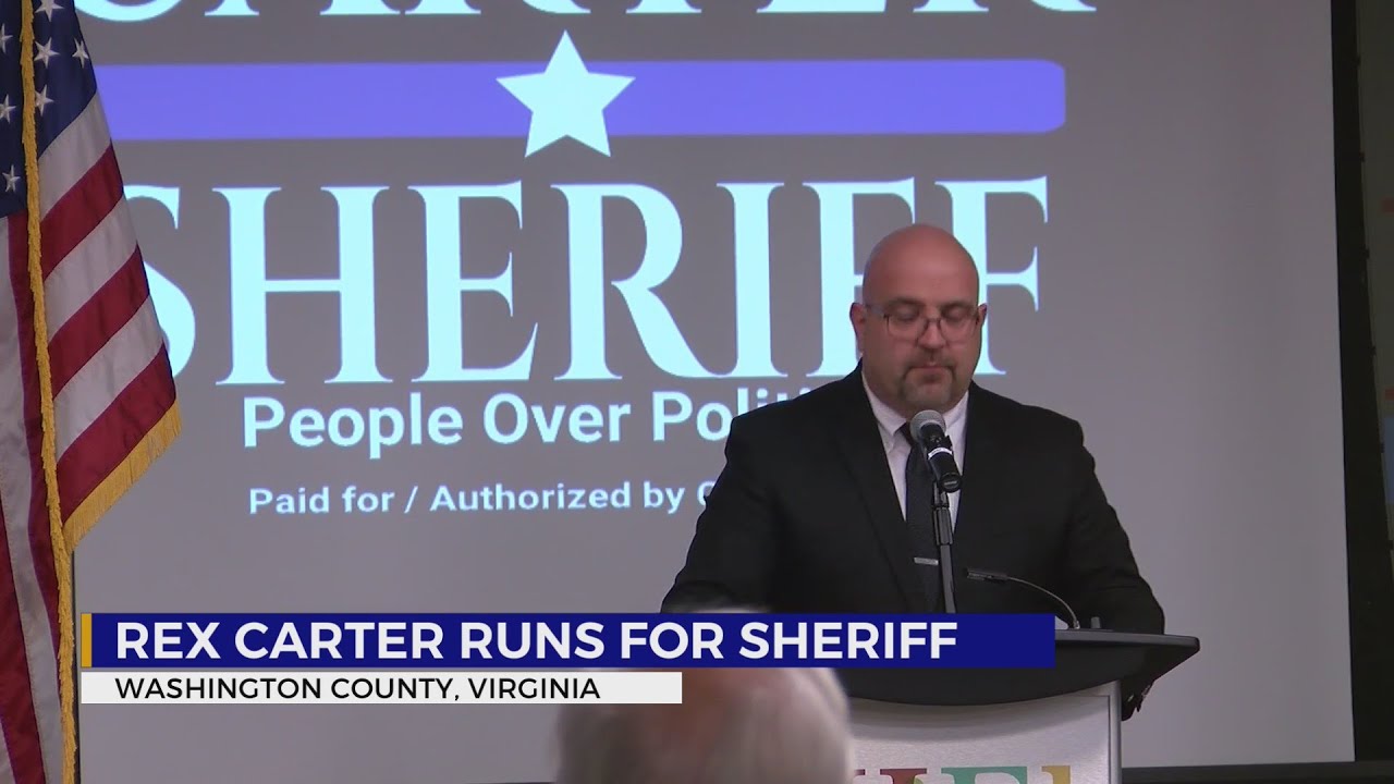 Rex Carter enters race for Sheriff in Washington County, Virginia - YouTube