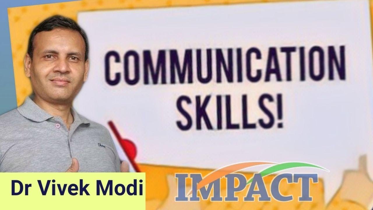 Communication Skills | Dr Vivek Modi | Best Way to Speak English ...