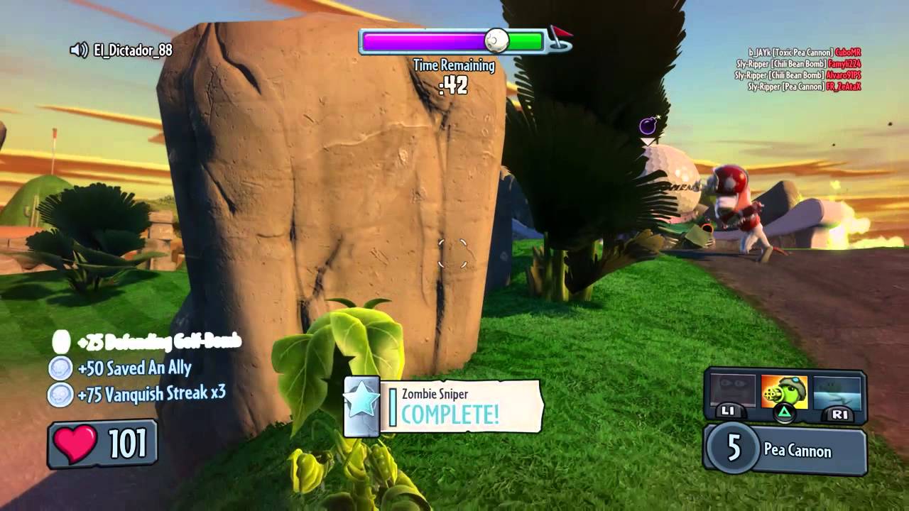 Plants vs Zombies Garden Warfare: Nice chilli bean bomb - YouTube