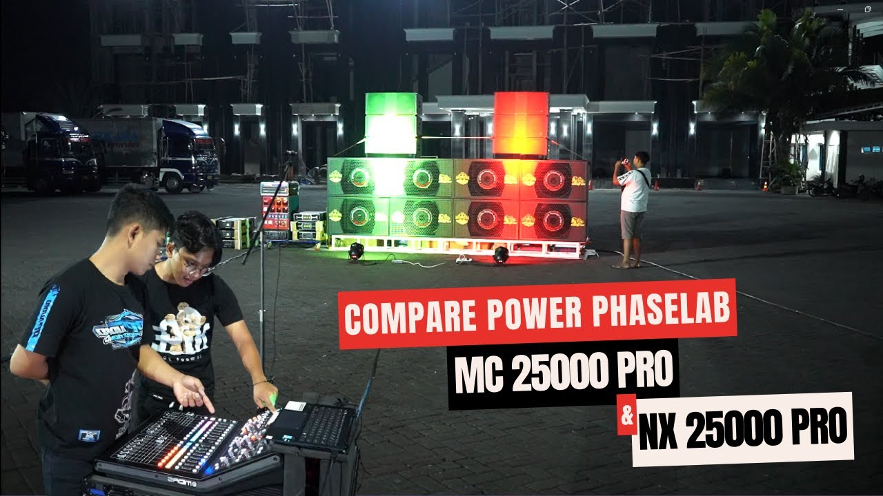 CEK SOUND COMPARE POWER PHASELAB MC 25000 PRO X NX 25000 PRO ...