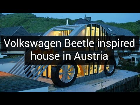 Volkswagen Beetle inspired house in Austria | Unique Architecture - YouTube