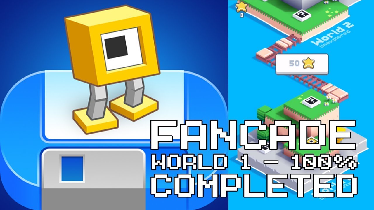 FANCADE WORLD 1 COMPLETE 100% WALKTHROUGH - YouTube