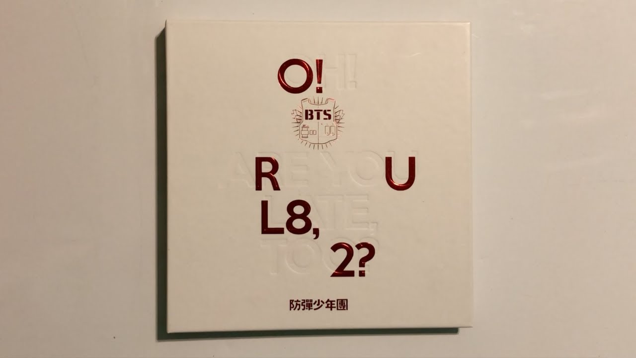 BTS (방탄소년단) 1st Mini Album O!RUL8,2? Unboxing - YouTube