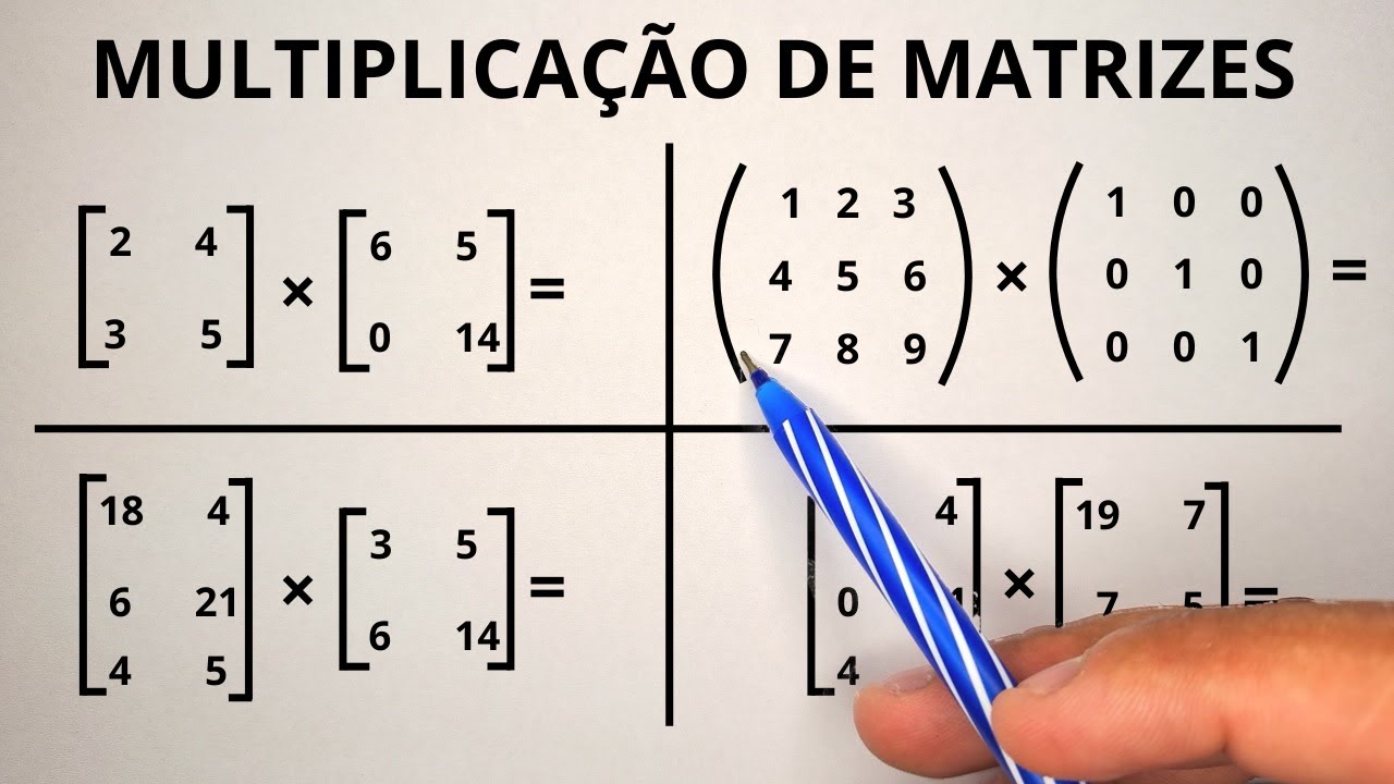 Multiplicação de Matrizes | Como Multiplicar Matrizes Passo a Passo ...