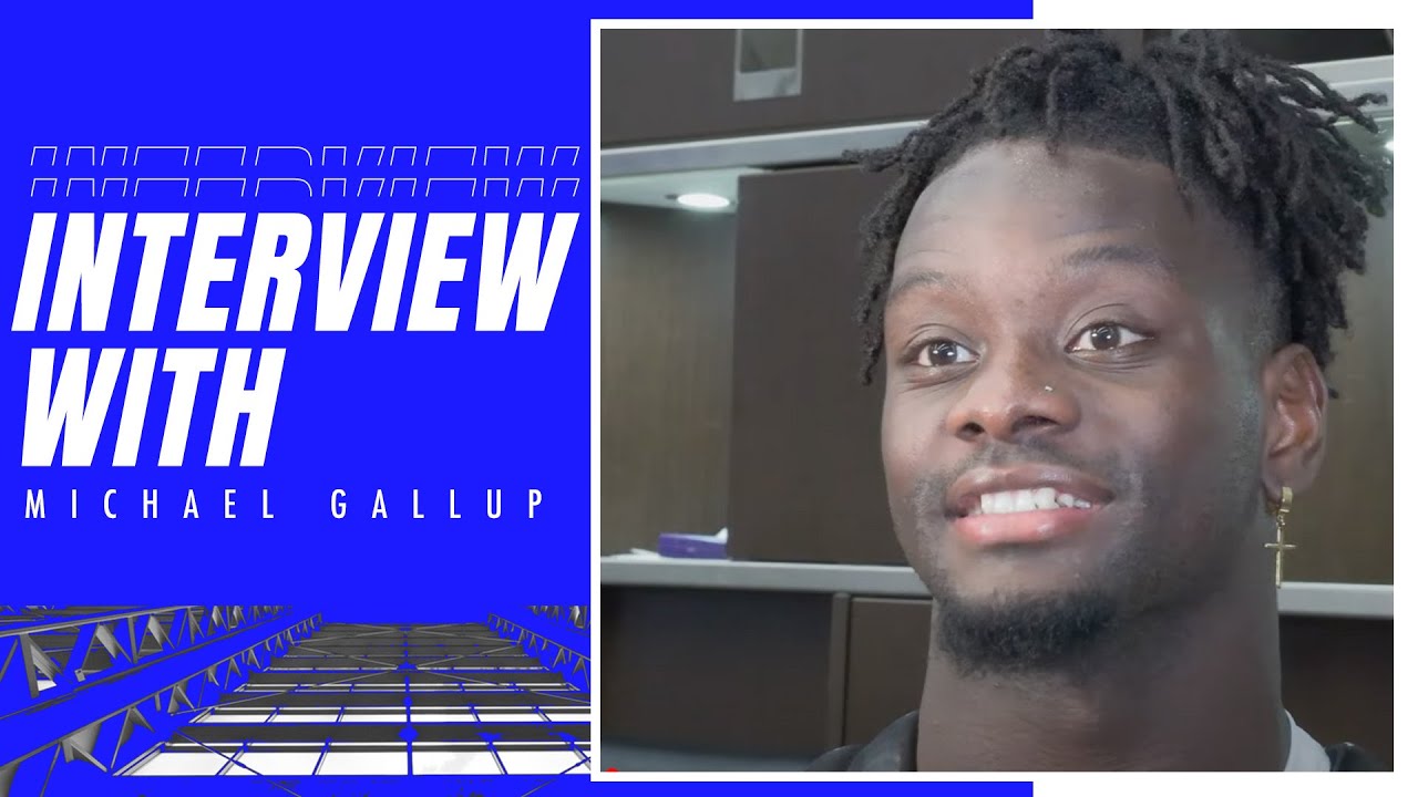 Michael Gallup: Enjoying Being Back Out There | #DALvsAZ | Dallas ...