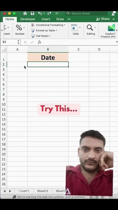 Stop Using Manual Date Filling #excel #exceltips #exceltricks #exceltutorial - YouTube