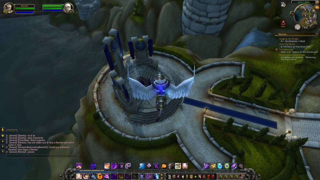 World Of Warcraft - Legion Beta - Rebuilt Stormwind Park and King ...