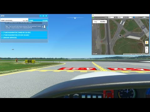 How To Use Cockpit Map During Taxi - YouTube
