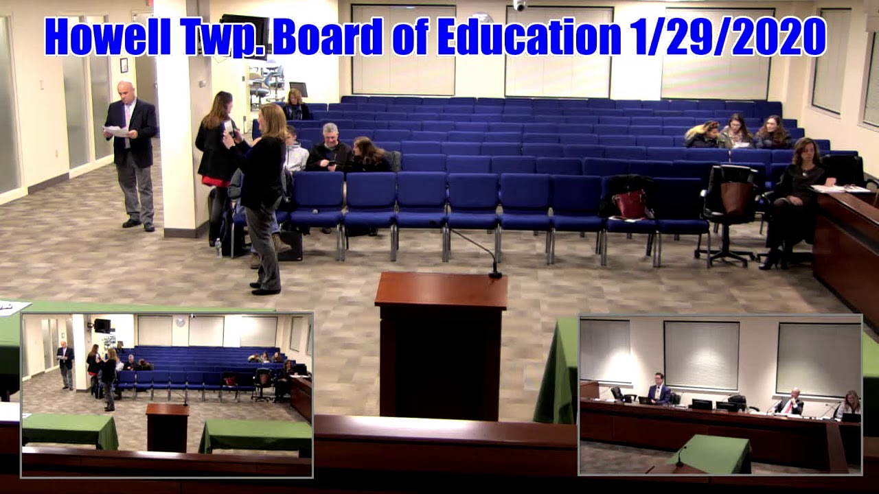 Howell Township Board of Education 1/29/2020 - YouTube
