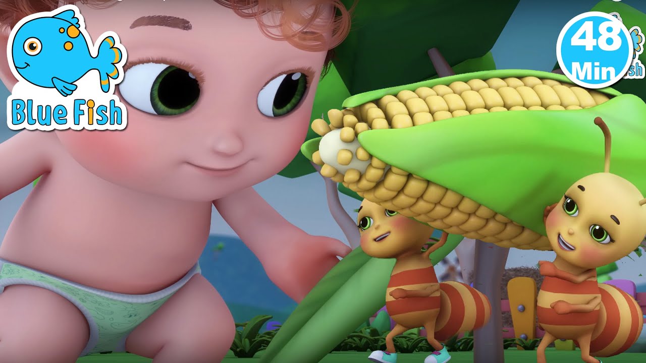 Ants Go Marching | Kids Cartoon | Blue Fish Nursery Rhymes and kids ...