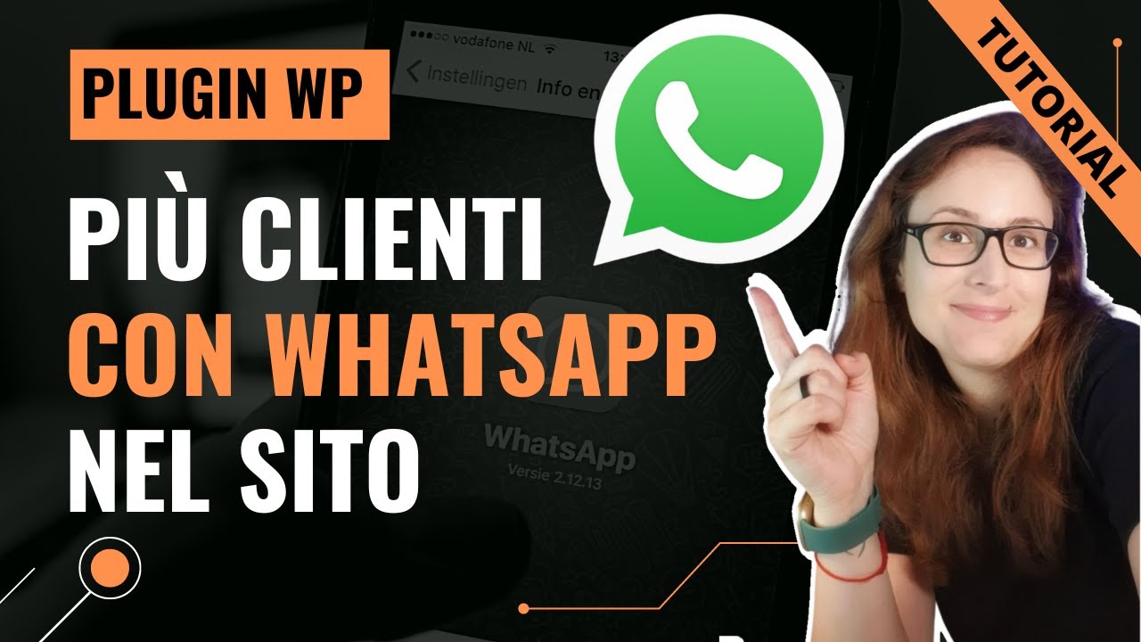 Più clienti con WHATSAPP per WORDPRESS (free tutorial) Wordpress chat - YouTube