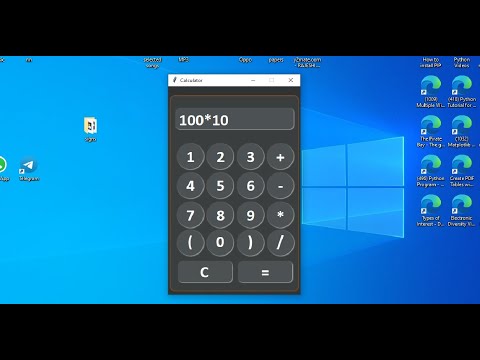 How to make a Calculator App in Python - Sinhala Description - YouTube