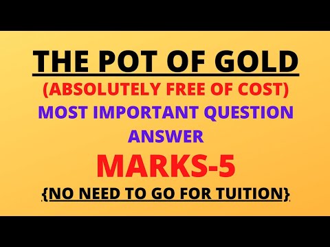 The pot of gold questions answers ||The pot of gold | The pot of gold ...