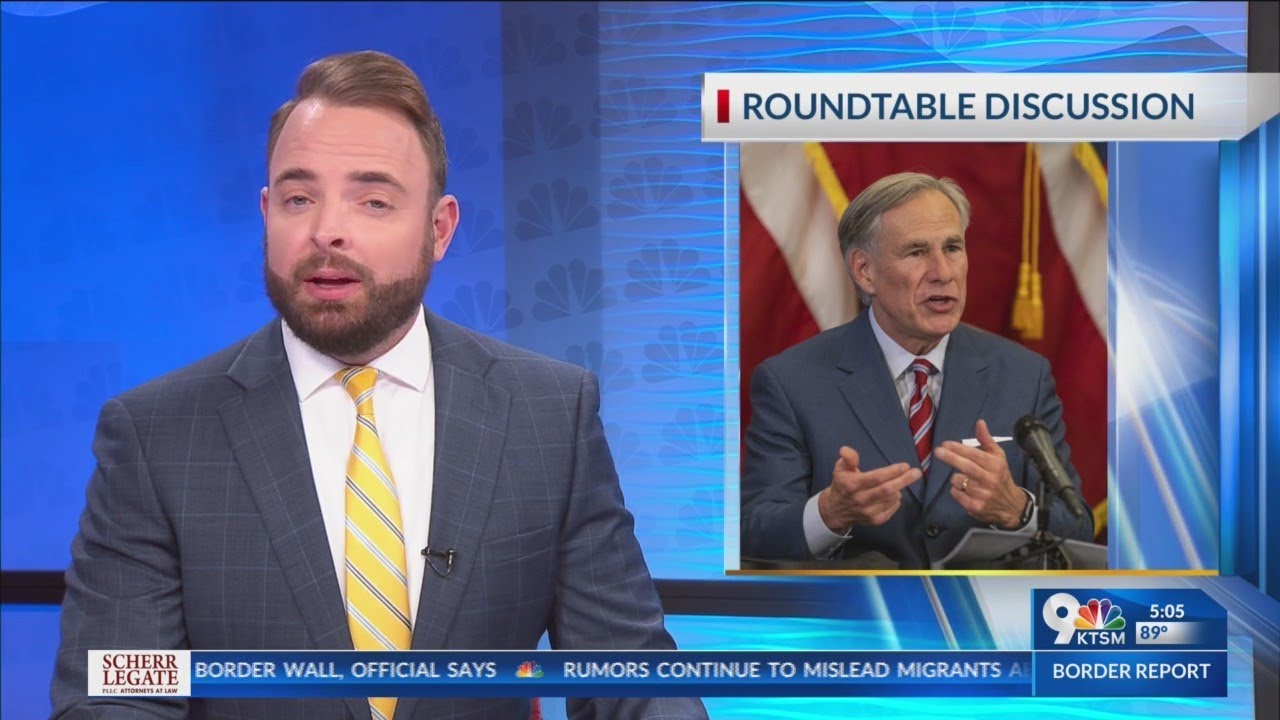 Gov. Abbott to hold roundtable, highlighting economic strength in El Paso - YouTube