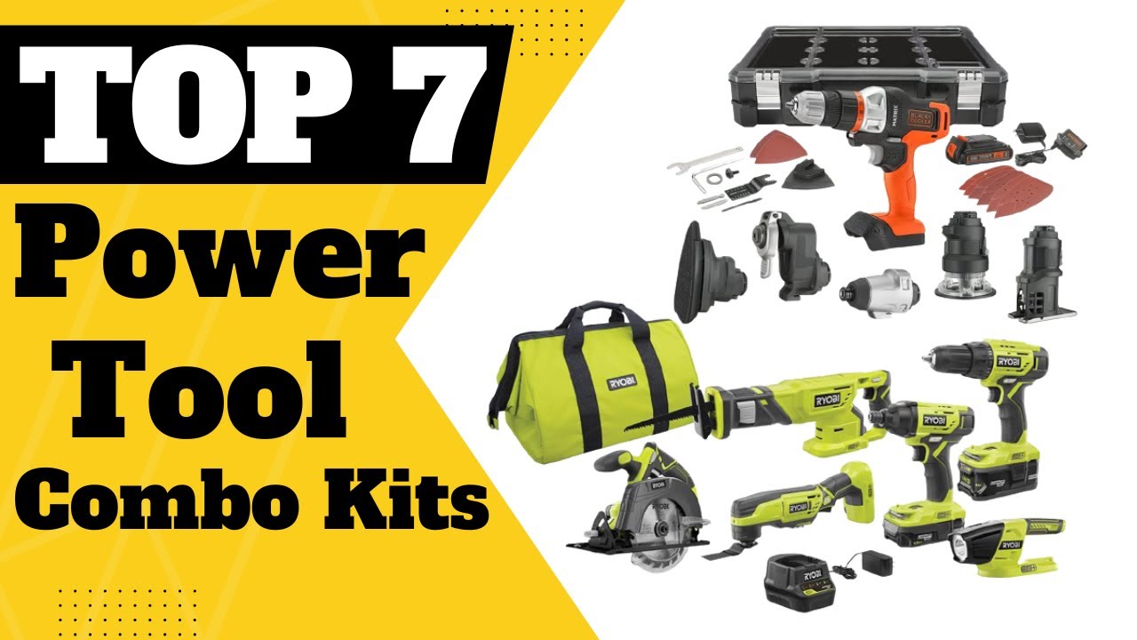 Power Tool Set | Power Tool Combo Kit For DIY Projects Or Professional ...
