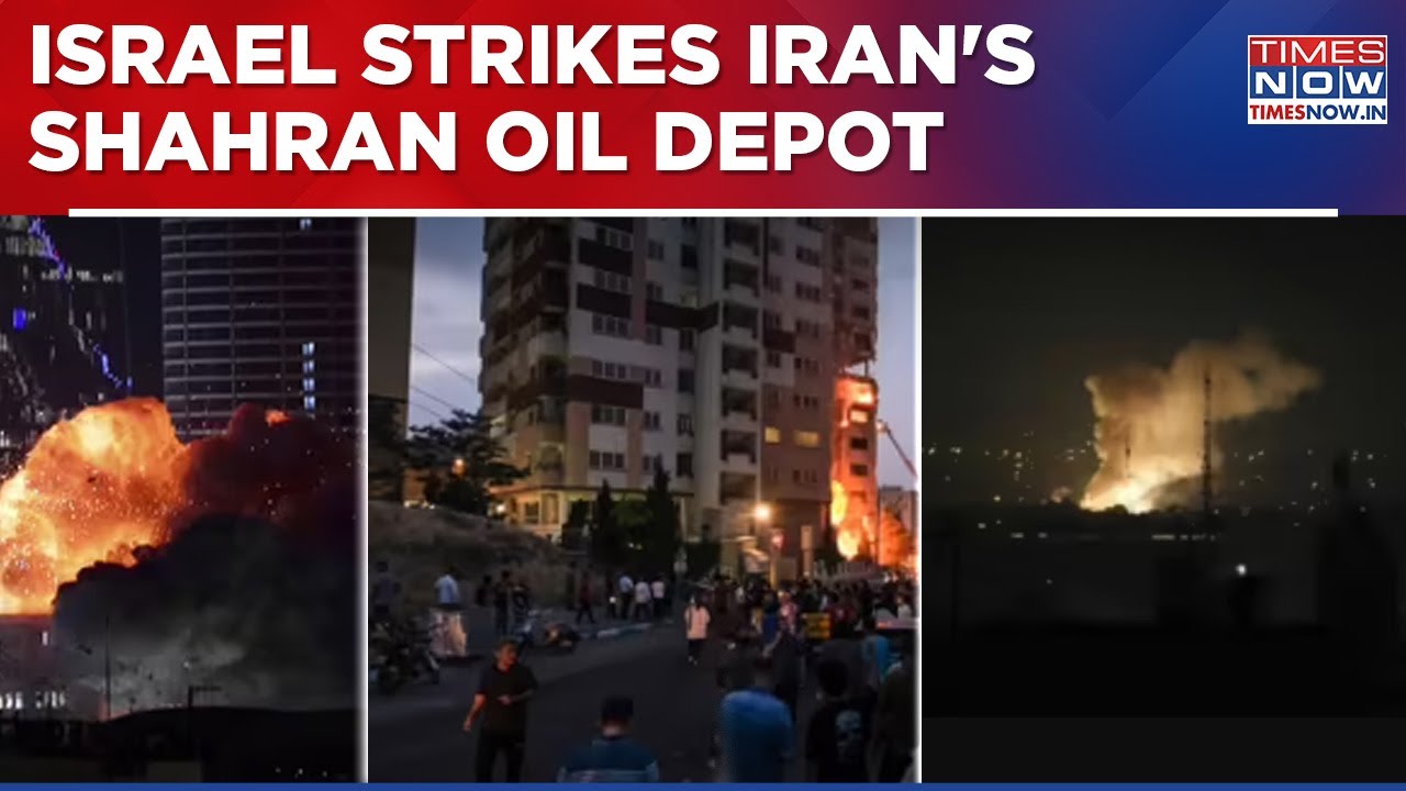 Iran Confirms Israeli Strike Hit Shahran Oil Depot Near Tehran ...