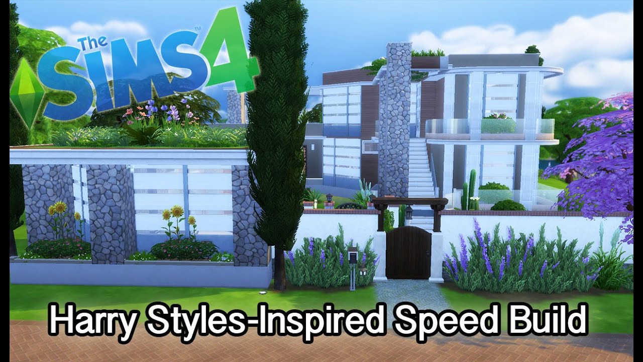 The Sims 4 Speed Build: Harry Styles-Inspired House - YouTube