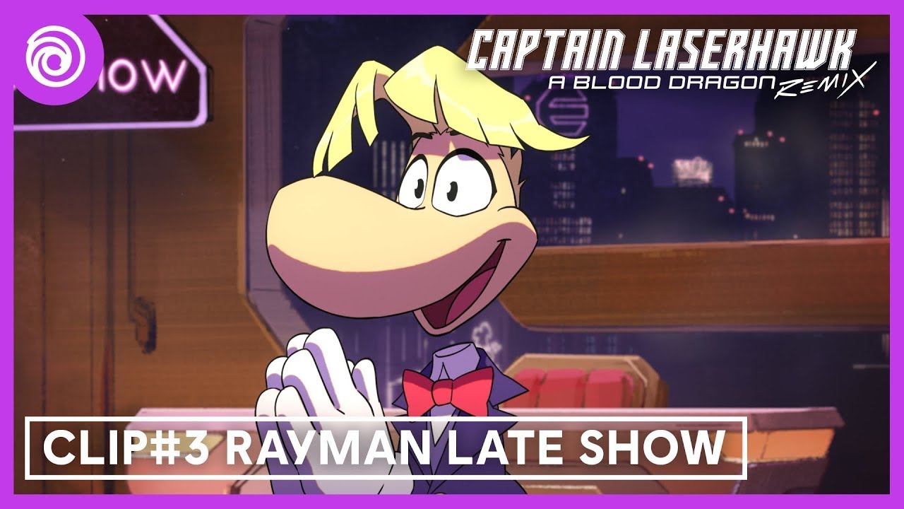 Capitán Laserhawk: Un remix de Blood Dragon | El Late Show de Rayman ...