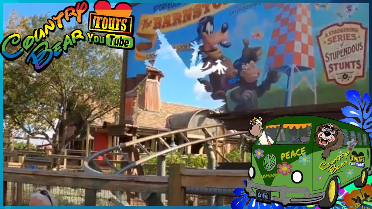The Great Goofini | Goofy's Barnstormer Roller Coaster | 4K | Walt ...