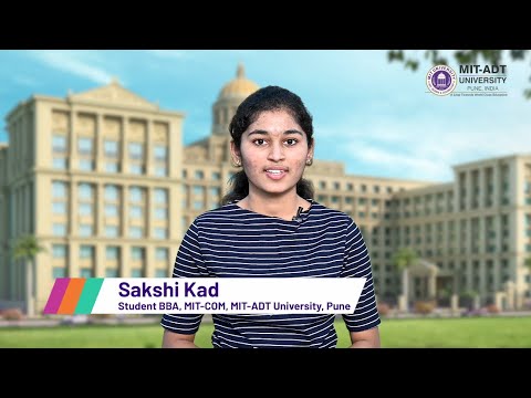9th Foundation Day, MIT ADT | Student Video Byte | Sakshi Kad, MIT-COM ...