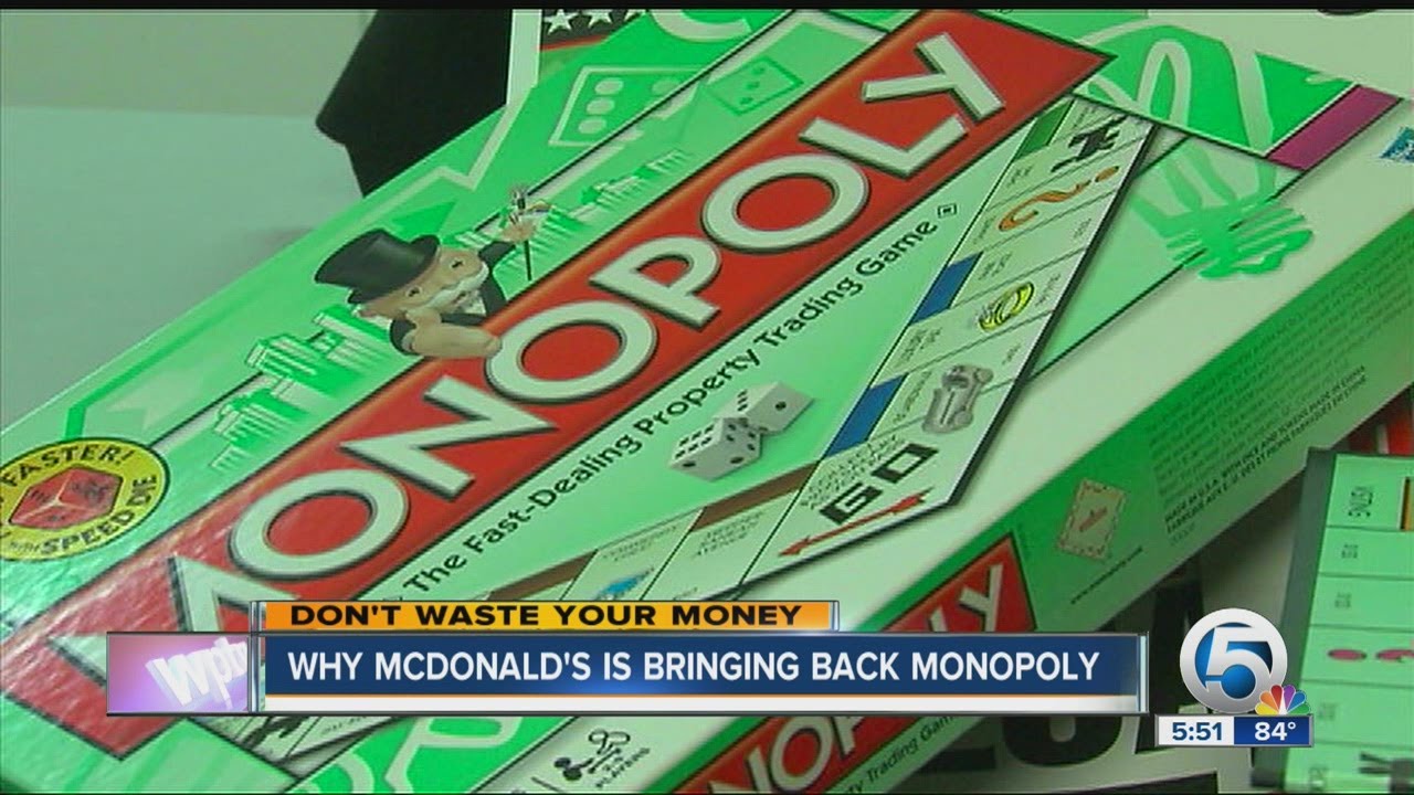 Why McDonald's is bringing back Monopoly - YouTube