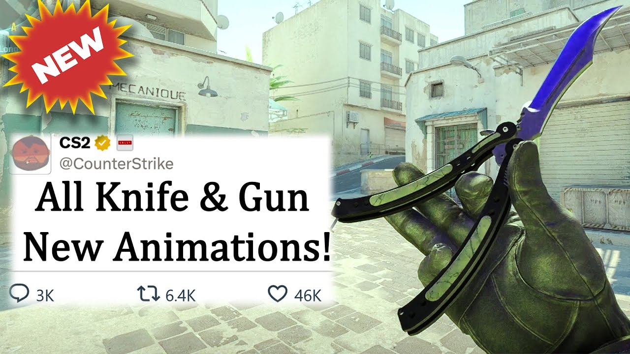CS2 New Animations - All Knife and Guns Animations! Reloading, Firing ...