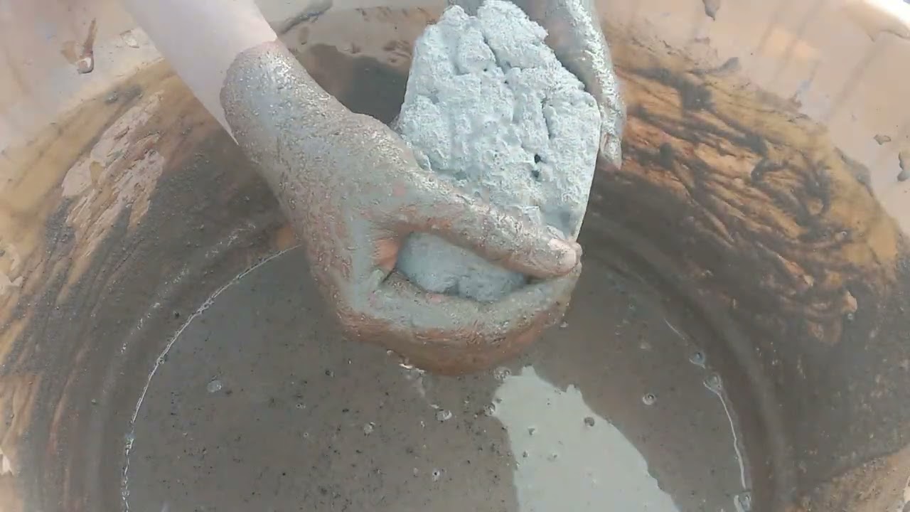 Soft pure cement blocks crumbling in water 😍 Satisfying video - YouTube