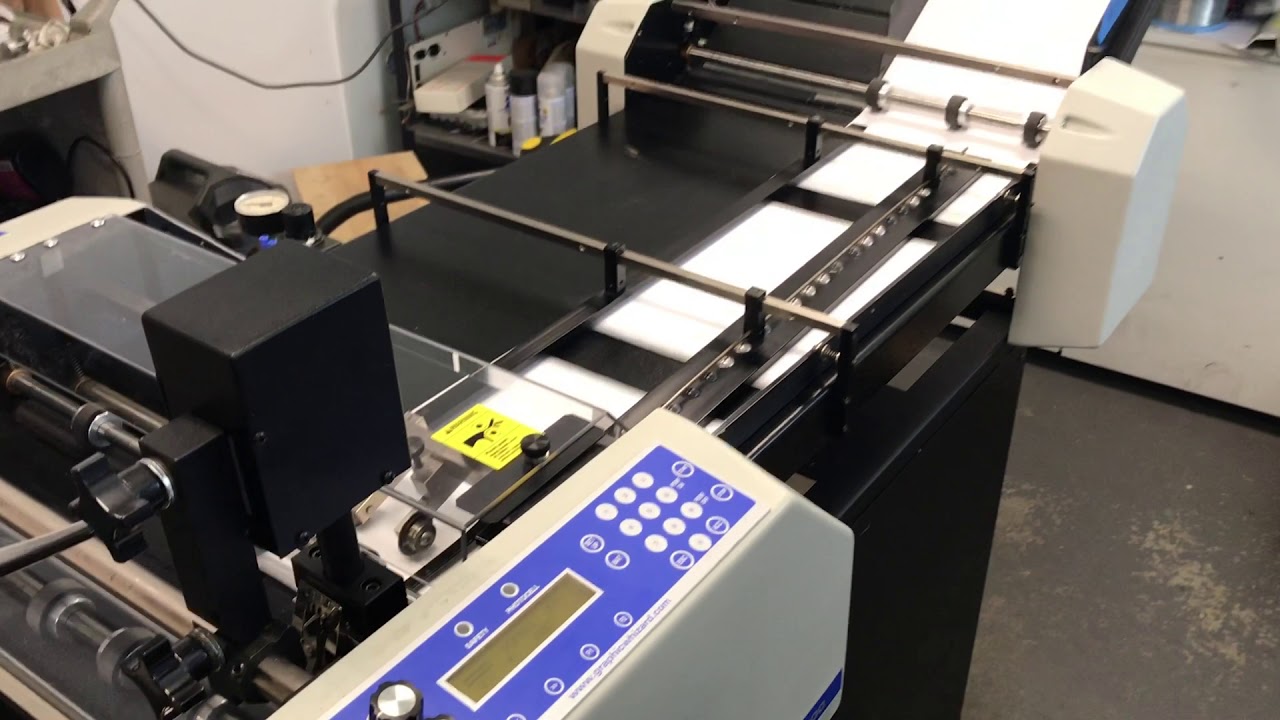 Used Graphic Whizard 12000 Numbering Perfing Scoring Machine - SN ...