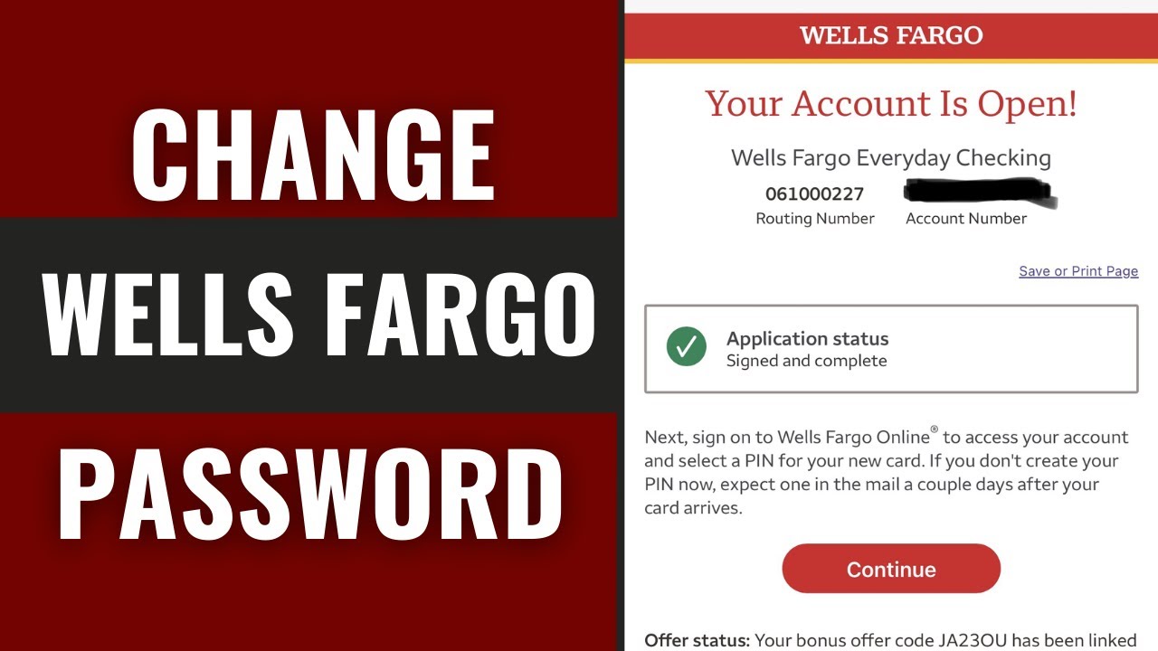 How To Reset Wells Fargo Online Banking Password | Change Password of ...