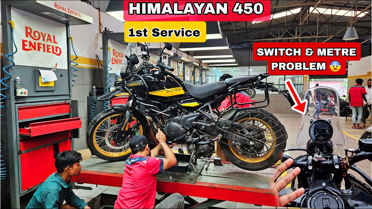 2024 Himalayan 450 First Service | Major Issues Found | 1st Service ...