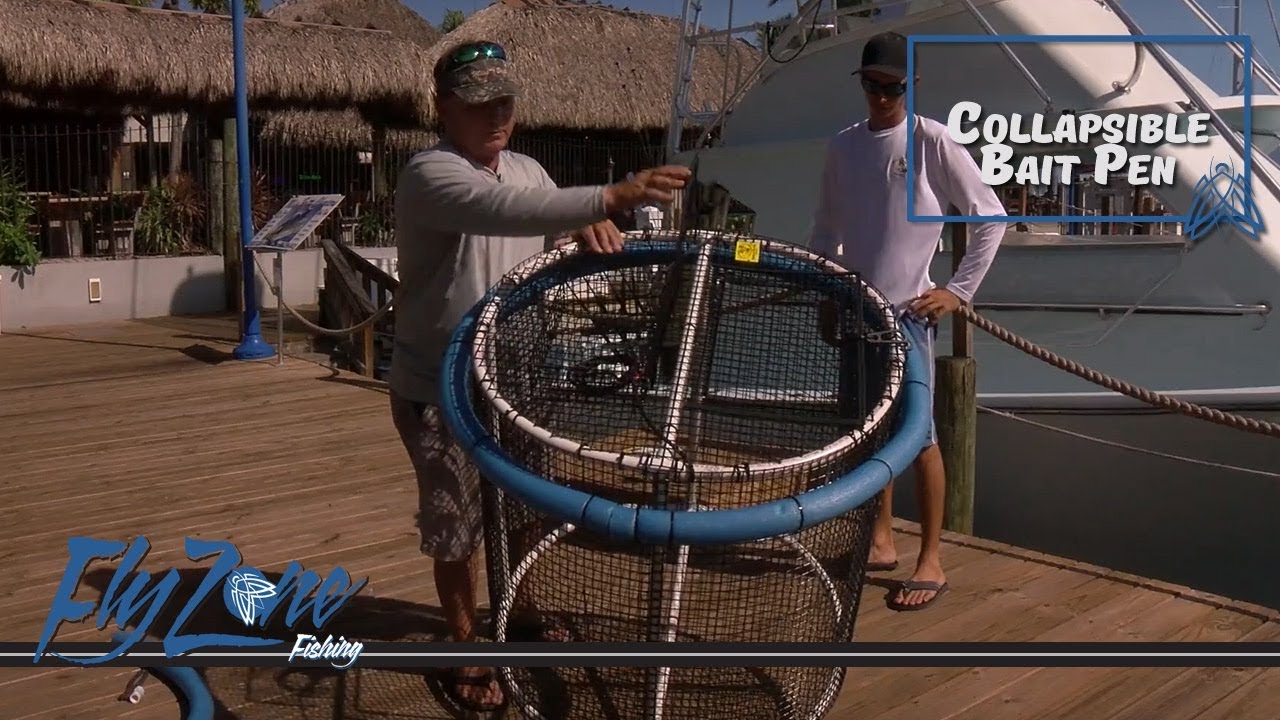 How to Build a Collapsible Bait Pen - YouTube