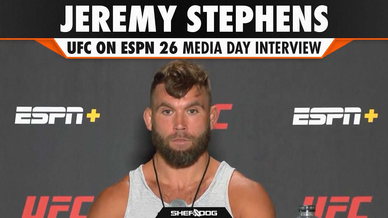 Jeremy Stephens | UFC on ESPN 26 - Media Day interview - YouTube