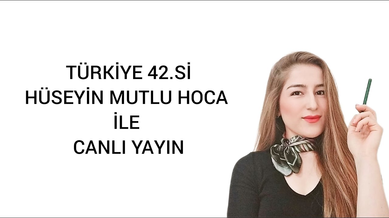 Türkiye 42.si Hüseyin Mutlu Hoca ile Canlı Yayın #edebiyat #öabt #kpss ...