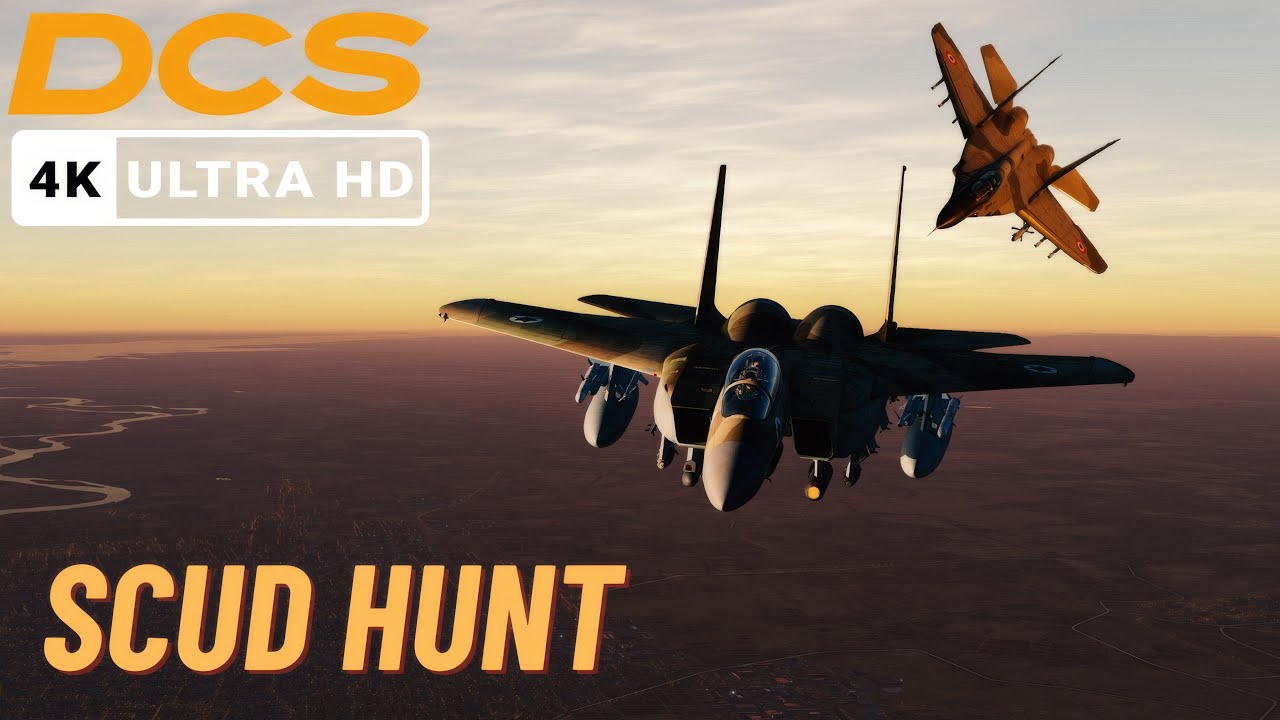 F-15 Strike Eagle Scud Hunt | DCS World - YouTube