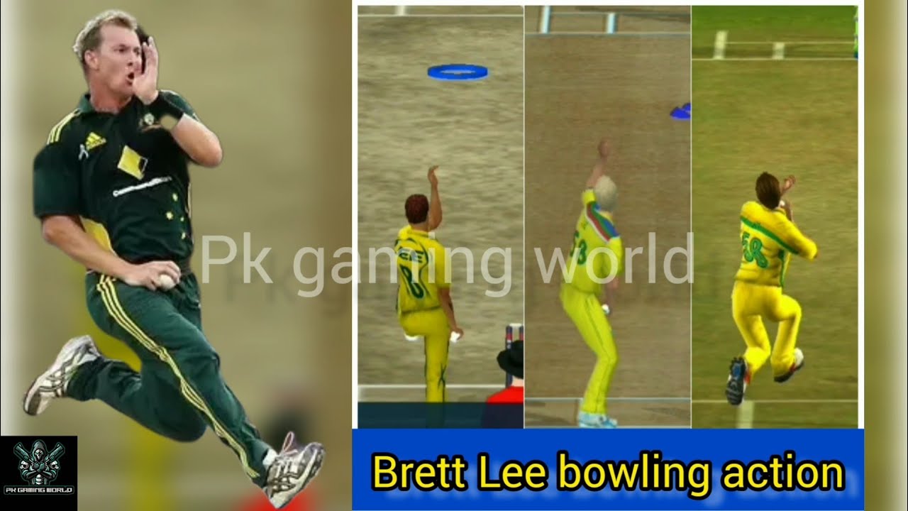 Brett Lee bowling action Rc22 vs wcc2 vs rc20 vs wcc3 | pk gaming world ...