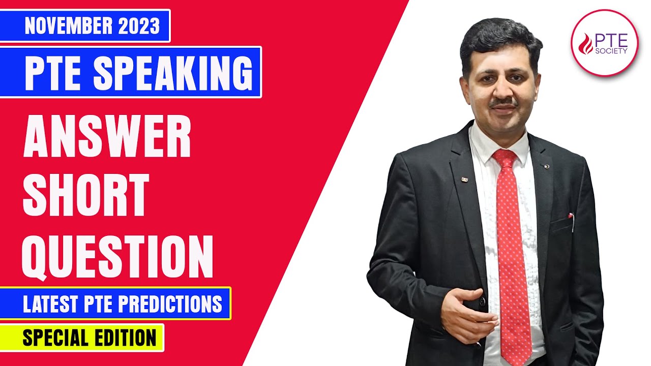 PTE Answer Short Questions | PTE Predictions | November 2023 | Free PTE ...