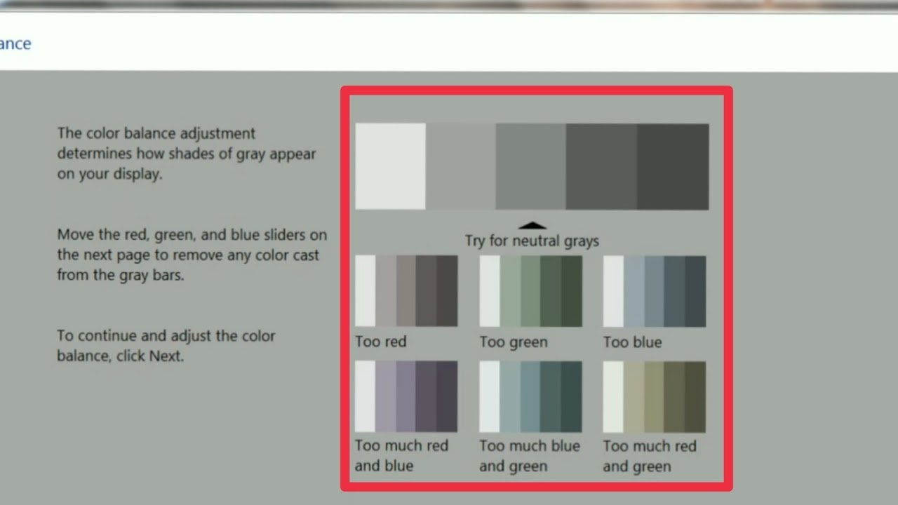 How To Fix Color Balance Problem Solve in Pc - YouTube
