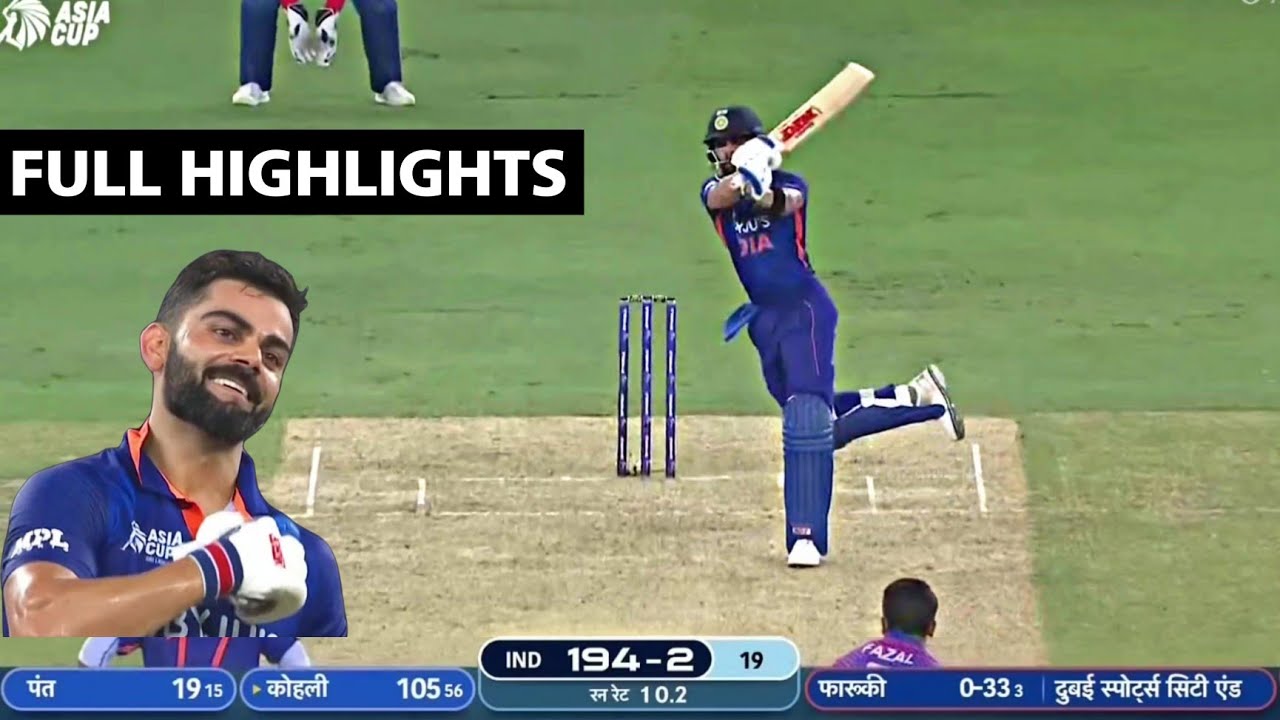 India vs Afghanistan Match Full Highlights 2022,IND vs AFG Match ...