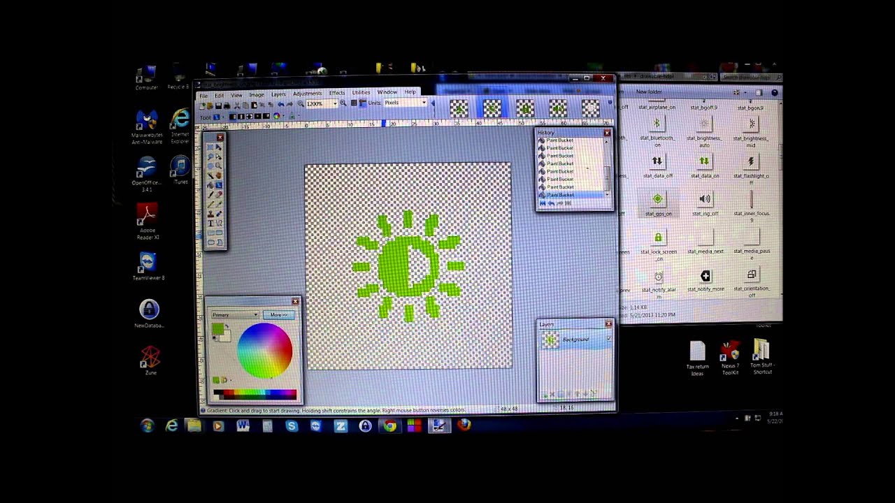 Basic Rom editing and themes on any rom - YouTube