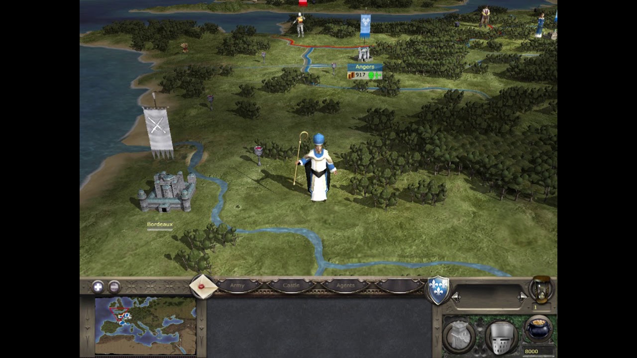 Medieval 2 Total War Campaign Map Quotes - French Priest - YouTube