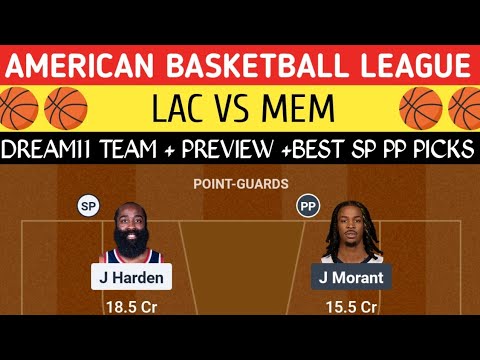 LAC vs MEM | LAC vs MEM Dream11 | LAC vs MEM dream11 prediction | lac vs mem dream11 team today ...