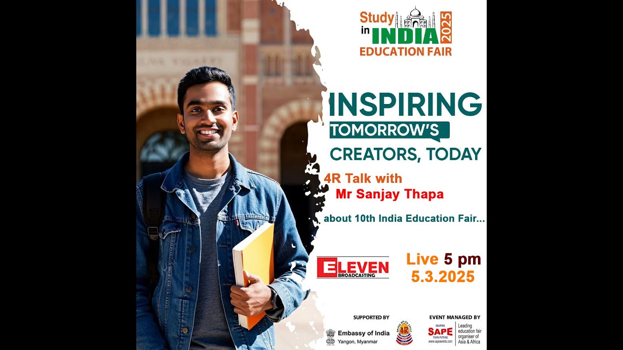4R Talk with Mr Sanjay Thapa about 10th India Education Fair... - YouTube